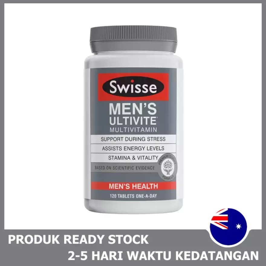 Jual Swisse Men's Ultivite Multivitamin 120 tablets | Shopee Indonesia