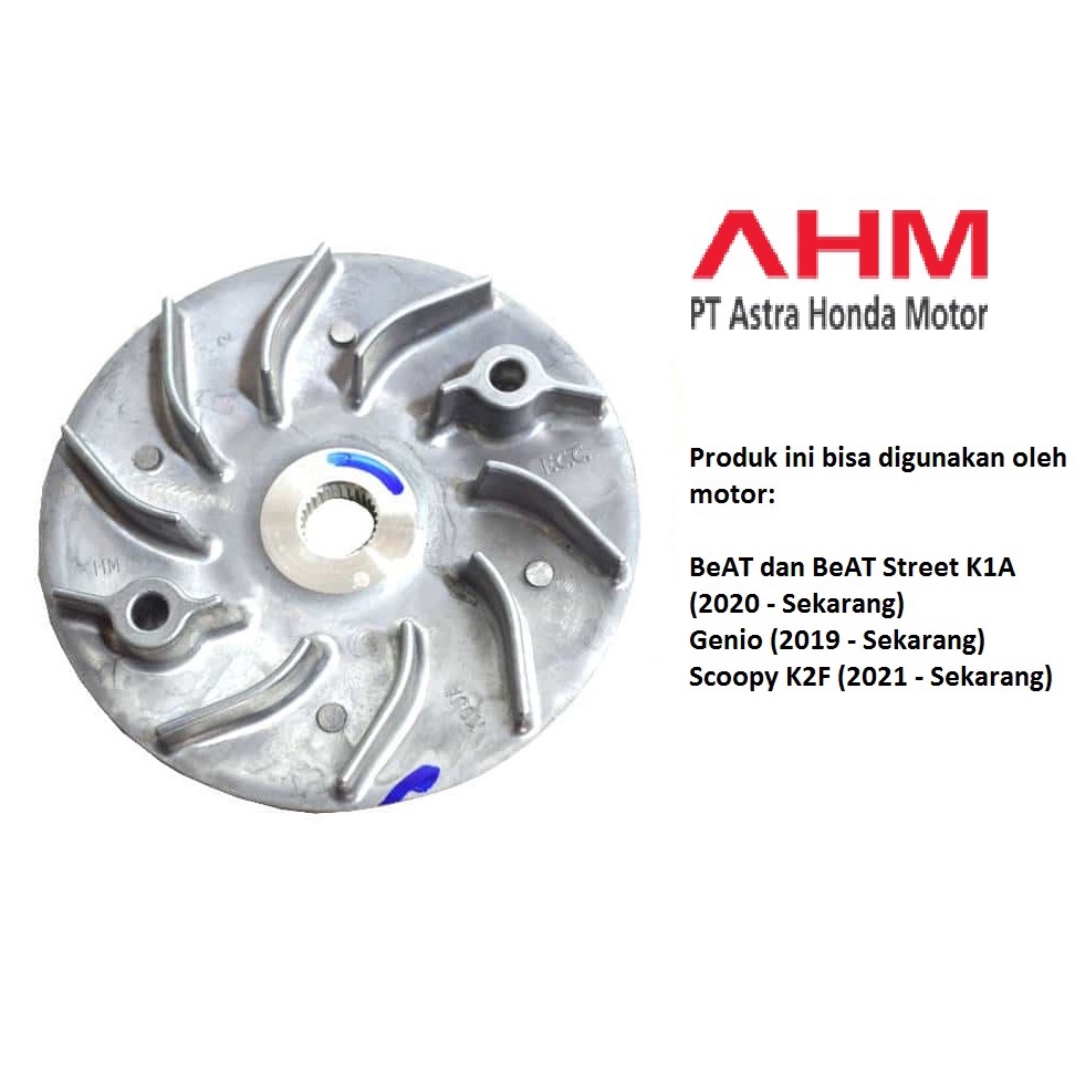 Jual KIPAS CVT BeAT dan BeAT Street K1A Genio Scoopy K2F LAWAN RUMAH ROLLER FACE DRIVE ASLI ORI ...