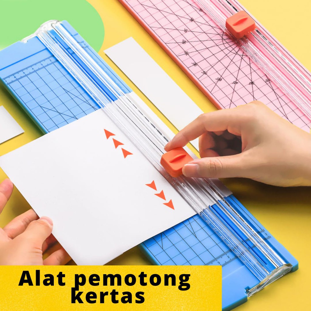 Jual [CUCI GUDANG] Alat pemotong kertas portable paper cutter A4 ...