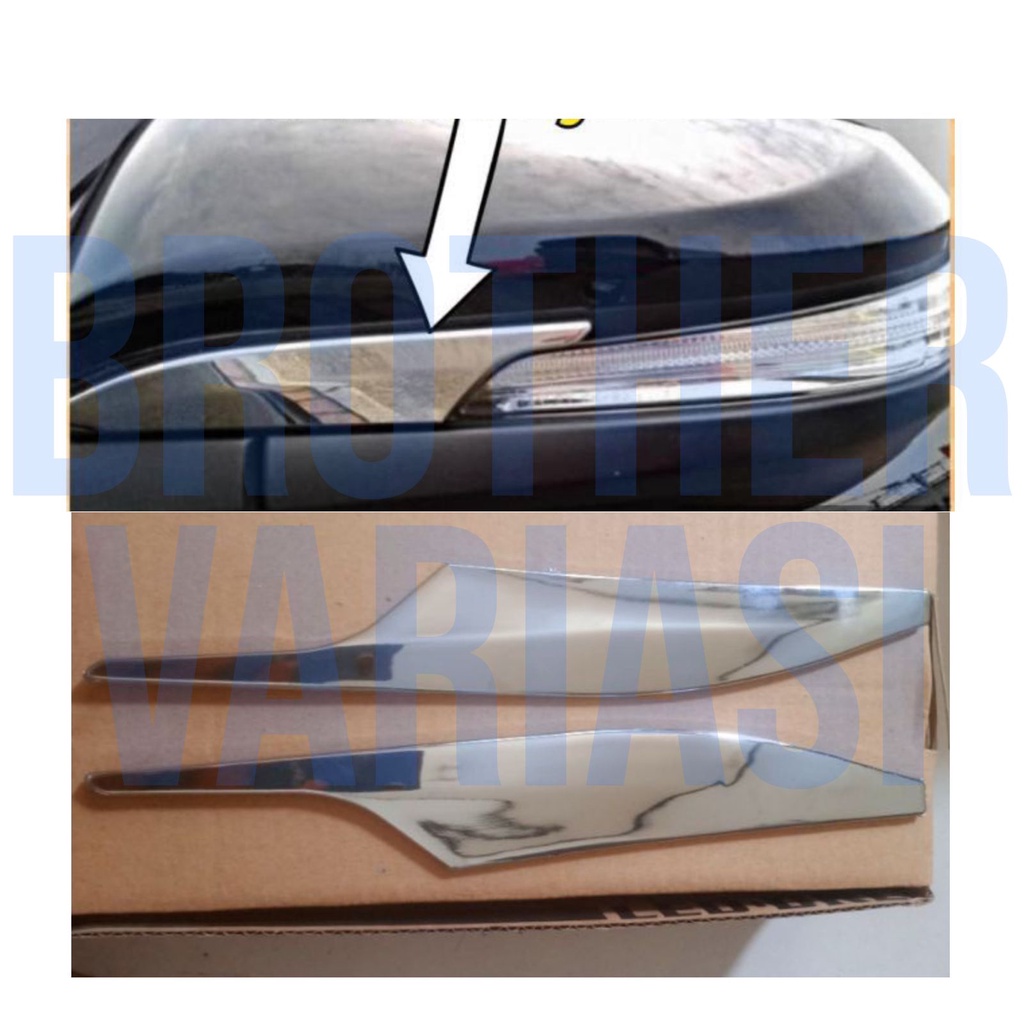 Jual List Spion Innova Fortuner Hilux 2016 2018 2022 2023 Chrome ...