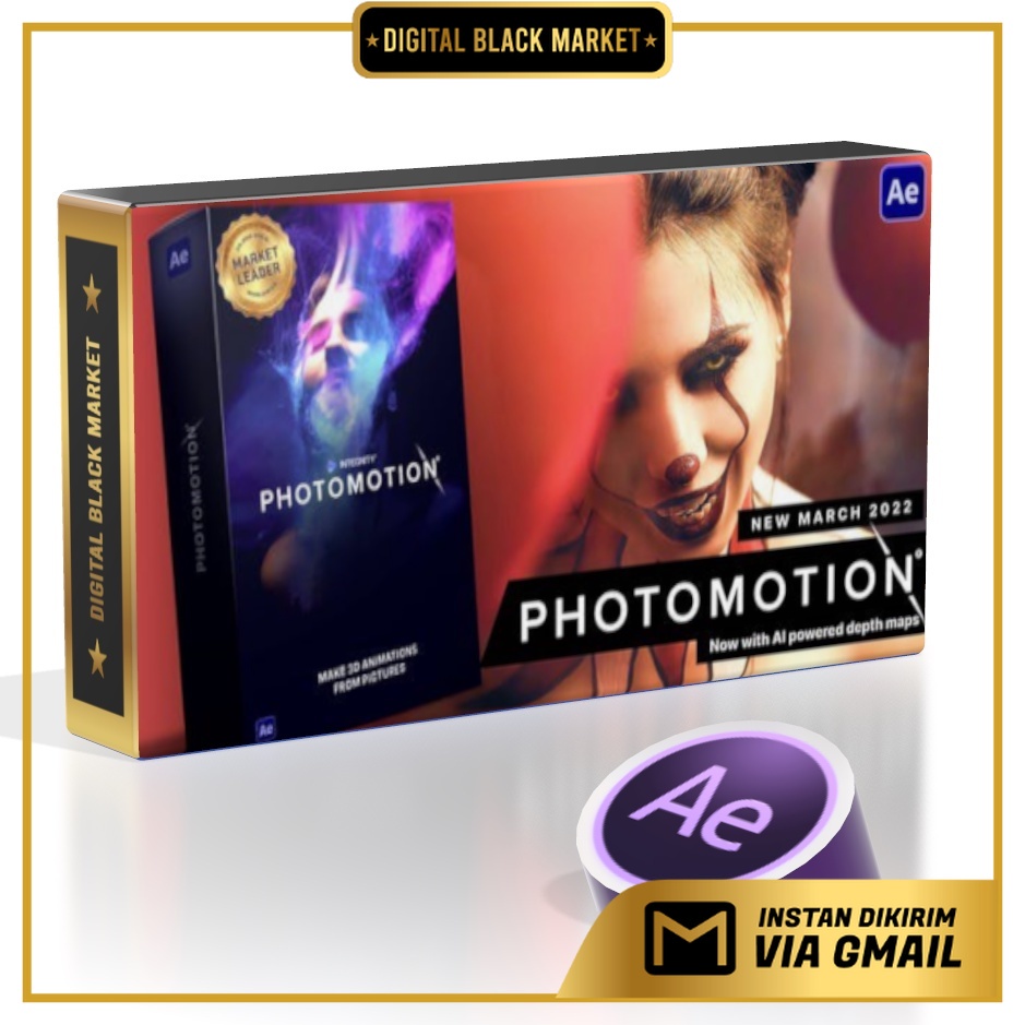 Jual Photomotion 3d Photo Animator (6 In 1) New Update After Effect ...