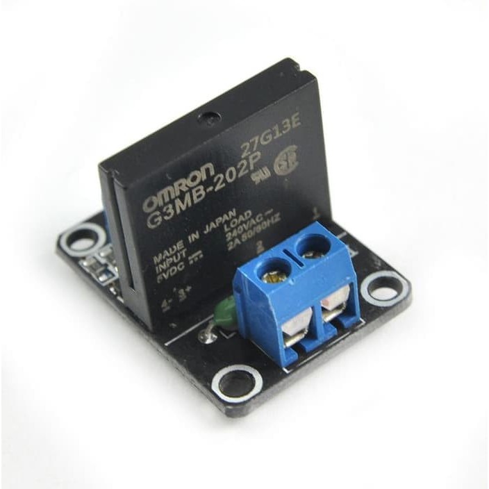 Jual 5V 1 Channel OMRON SSR Low Level Solid State Relay Module 250v 2A ...