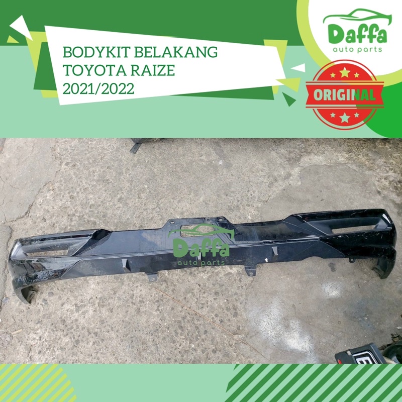 Jual bodykit body kit add on bemper bumper belakang mobil toyota raize ...