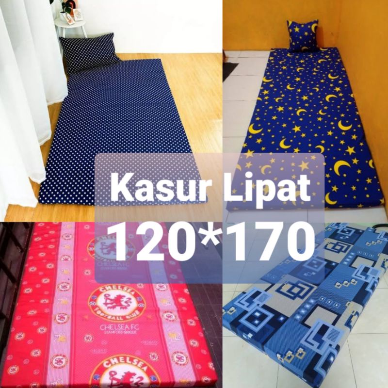 Jual Kasur Lipat Ukuran 120*170 Kasur Lipat Busa Dakron | Shopee Indonesia