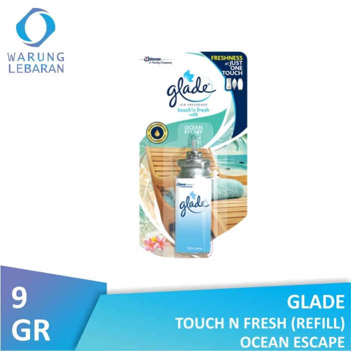 Jual Glade Touch N Fresh Refill Ocean Escape 9gr | Shopee Indonesia