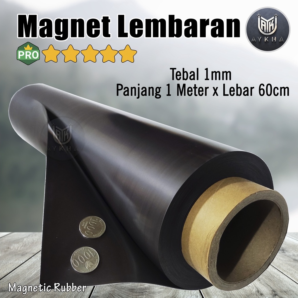 Jual MAGNET Lembaran Karet Sheet Rubber Strip Hiasan Tempelan Kulkas ...