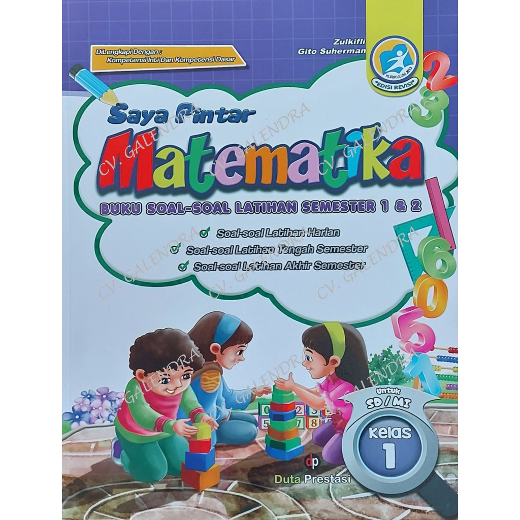 Jual Buku Soal-Soal Latiham Matematika SD/MI Kls 1 Semester 1 & 2 ...