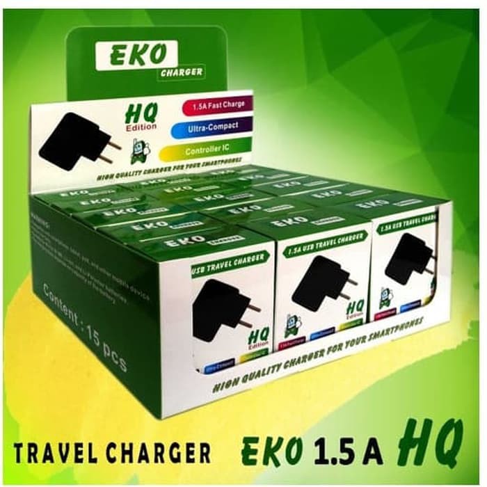 Jual TRAVEL charge charger eko 1.5 a HQ original | Shopee Indonesia