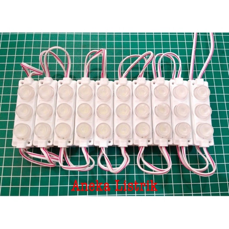 Jual LAMPU LED MODUL 3MATA SMD DC 12VOLT DAN 24VOLT WATERPROOF 3 MATA 12V 24V 12 V VOLT VARIASI ...