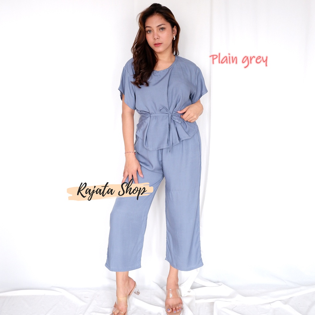 Jual ONE SET DASTER SETELAN BABYDOLL RAYON BAJU TIDUR PIYAMA MOTIF CELANA PANJANG | Shopee Indonesia