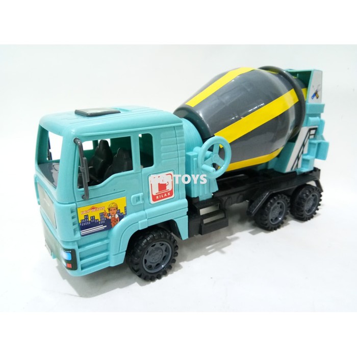 Jual Mainan Mobil Molen - Mainan Mobil Konstruksi - Mobil Semen - Biru ...