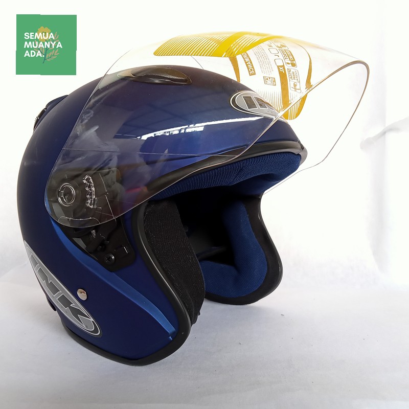 Jual Helm Centro INK KYT NHK JPN Biru Navy Doff Helem Motor Double ...