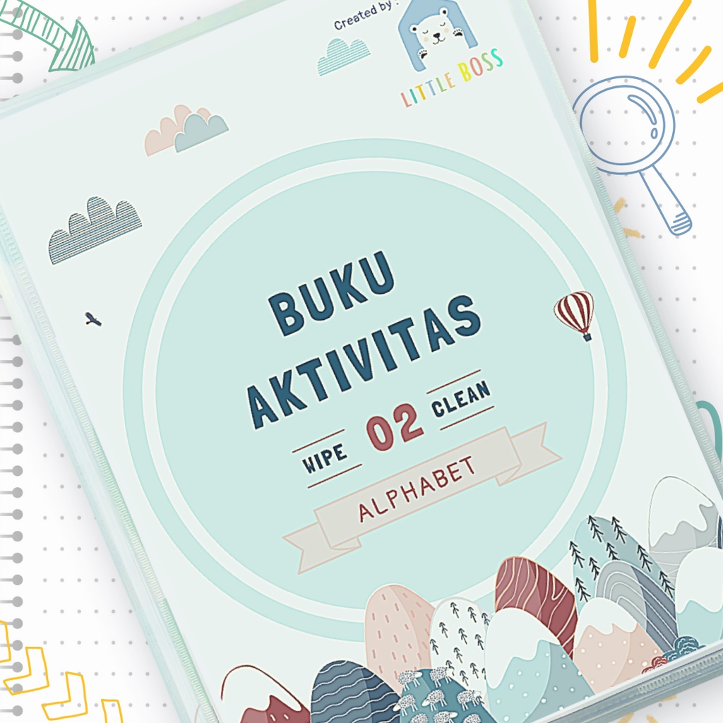 Jual Worksheet Buku Aktivitas Wipe & Clean 20 Hal / Alphabet LITTLE ...