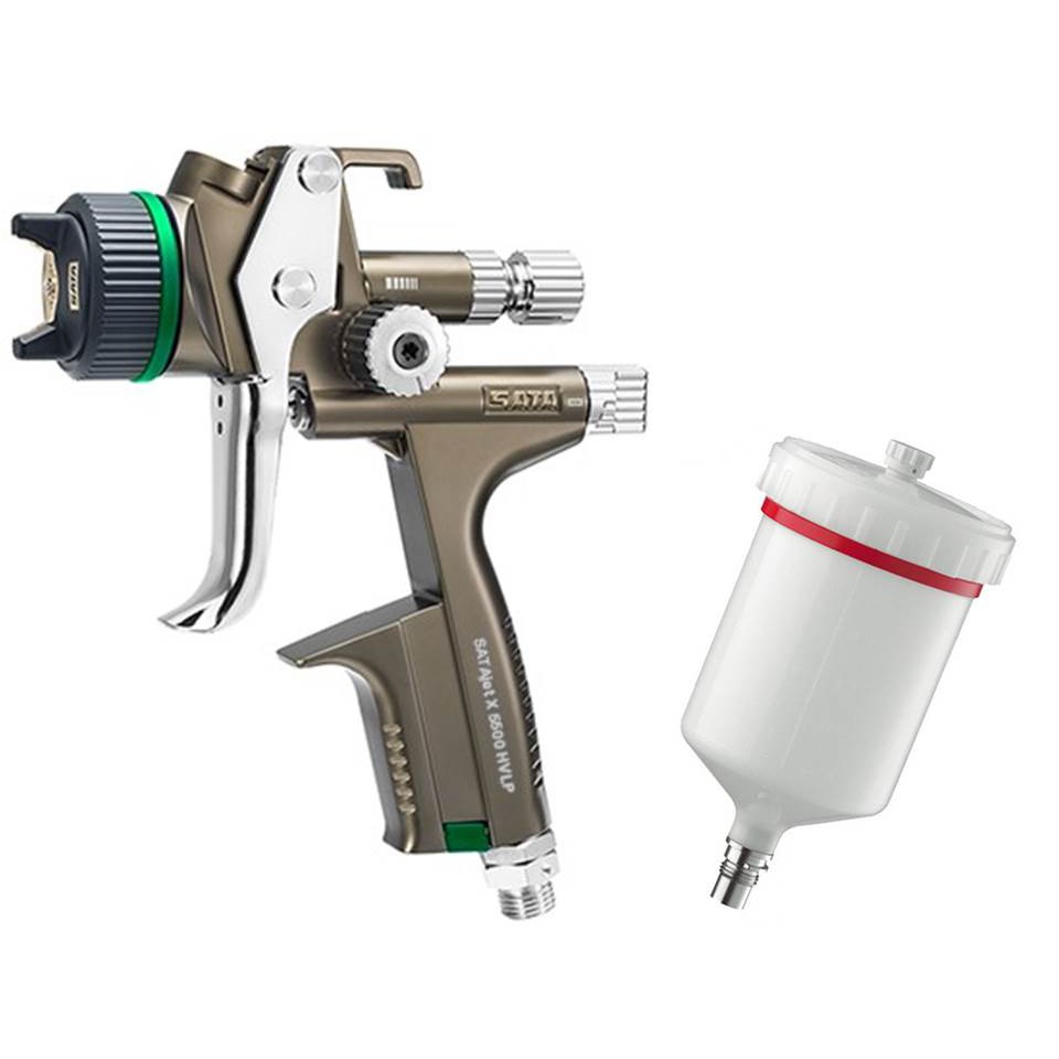 Jual PAKET HEMAT SATAjet X 5500 HVLP nozzle 1.3 I + SATA RPS Cup 0.6L ...
