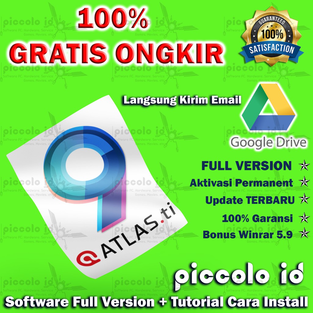 Jual ATLAS.Ti 9 FULL VERSION || Atlas Ti 9.1.3.0 || Link Download | Shopee Indonesia