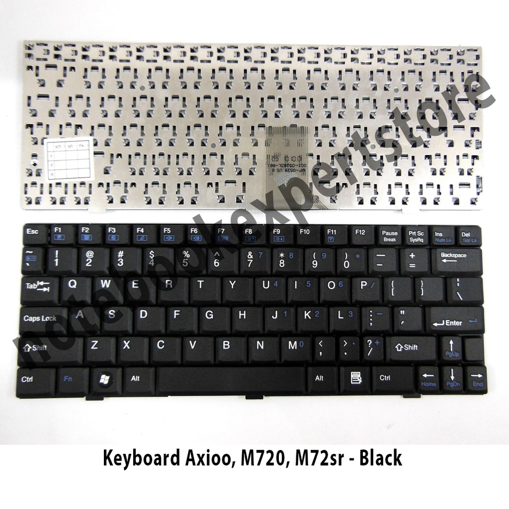 Jual Keyboard Axioo M720, M72sr, Axioo CLW, Axioo MLC - Black | Shopee ...