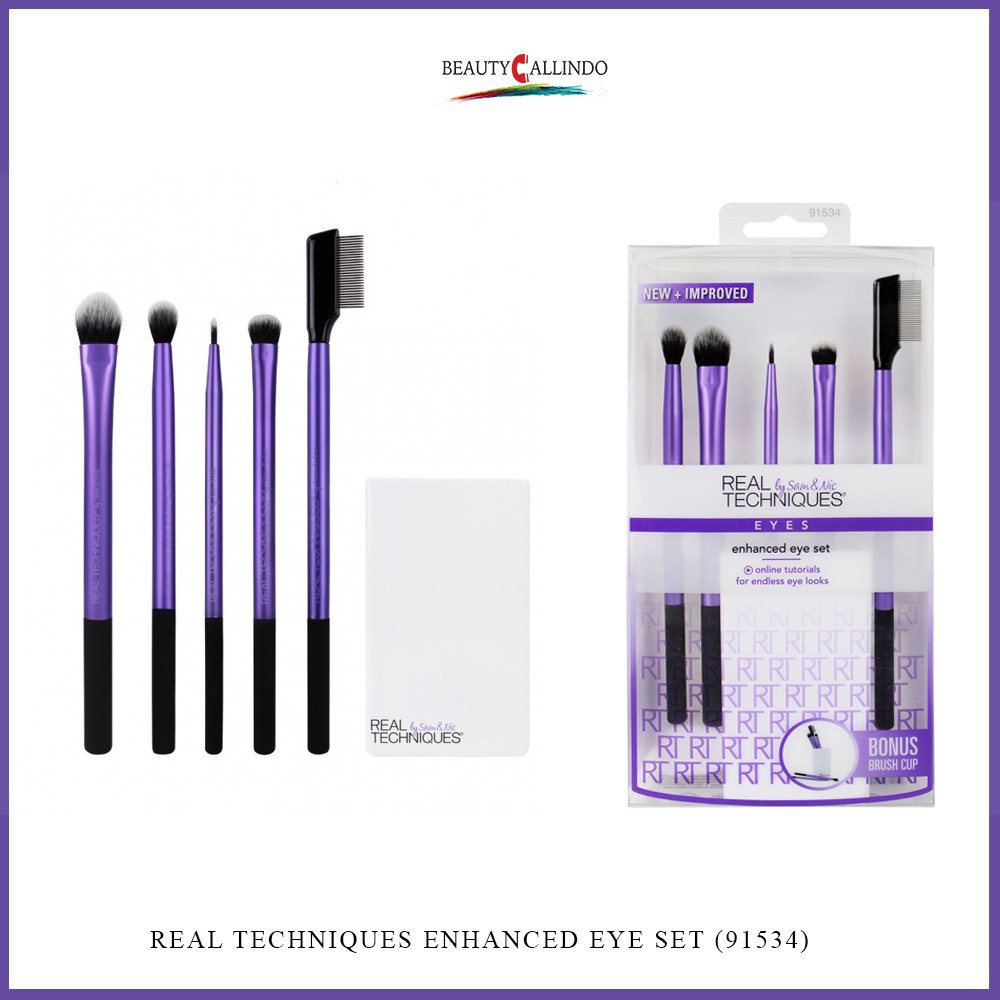 Jual REAL TECHNIQUES ENHANCED EYE SET (91534) | Shopee Indonesia