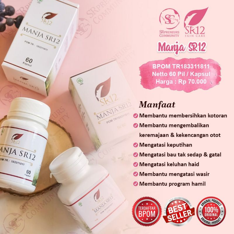 Jual Manjakani Sr12 / Pelancar Haid Ampuh /Manjakani Ampuh Atasi ...