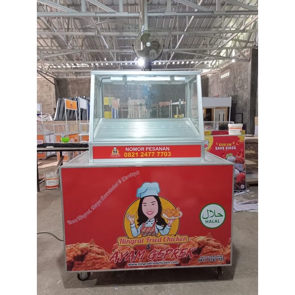 Jual gerobak fried chicken | Shopee Indonesia