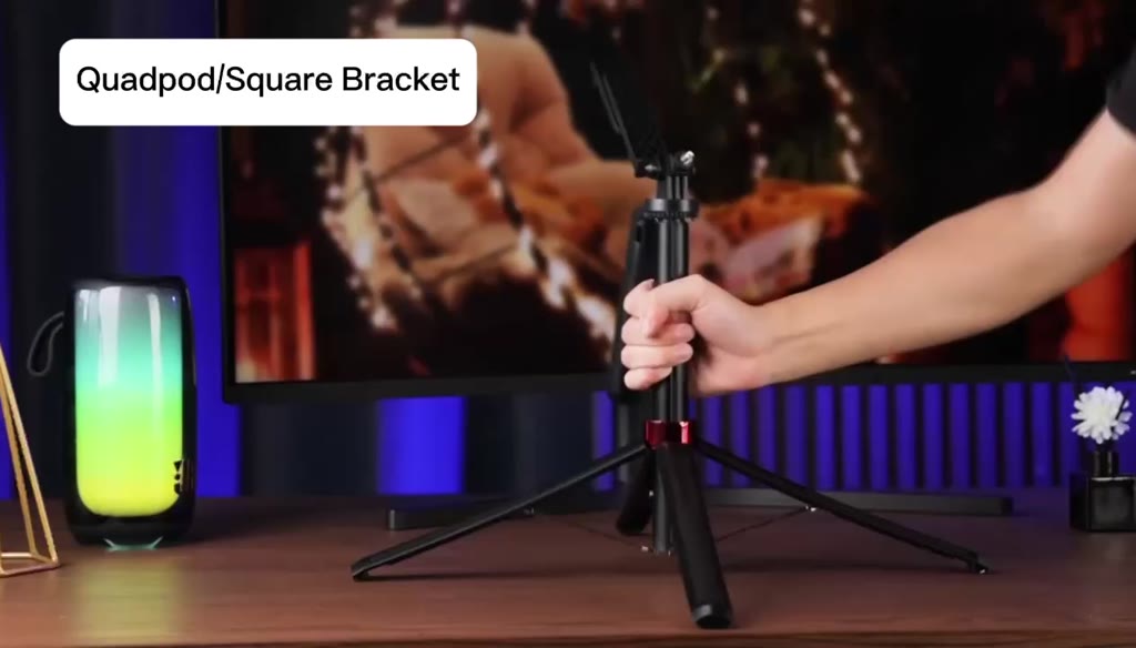 Jual P185 Tripod / Quadpod Tongsis Bluetooth Selfie Stick Remote HP 360 ...