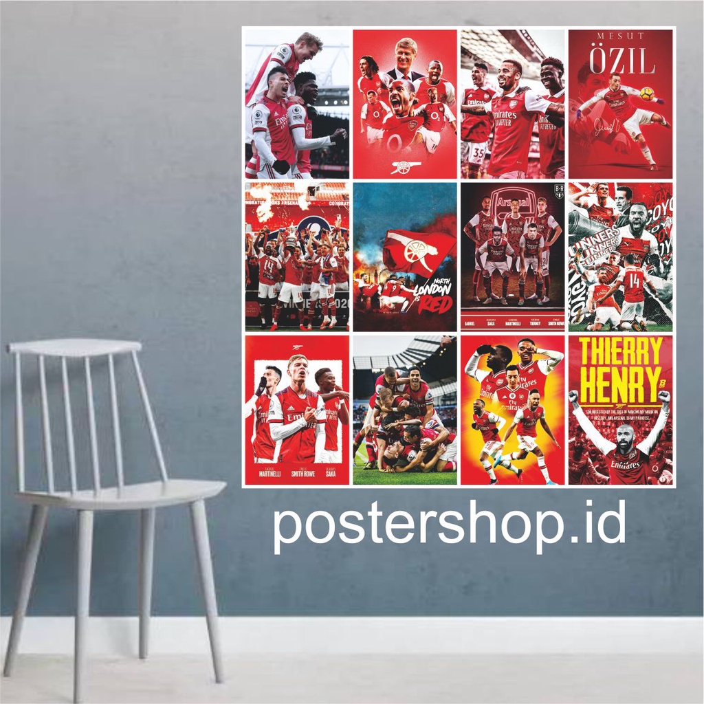 Jual Poster Bola Arsenal (ISI 12PCS ) | Shopee Indonesia