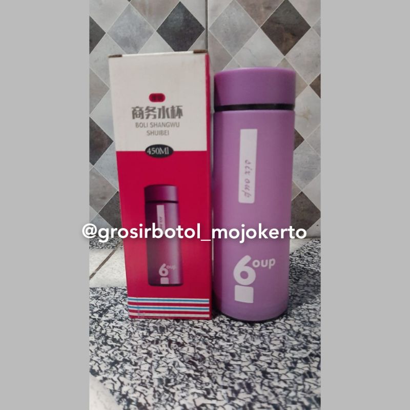 Jual Botol minum / Botol minum kaca / botol kaca six oup 450ml + BOX | Shopee Indonesia