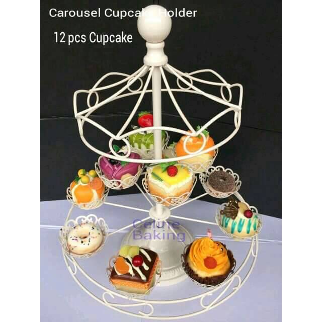 Jual Carousel Cupcake Holder | Shopee Indonesia