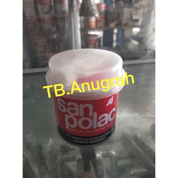 Jual SANPOLAC 250gr SAN POLAC / Dempul Plastik Kayu Besi / Sanpolac ...