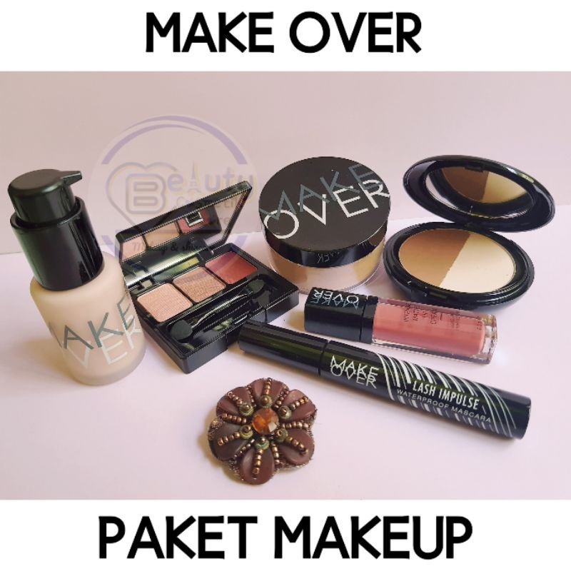 Jual [6 Item] Paket Makeup Make Over Kosmetik Murah Original Make over ...