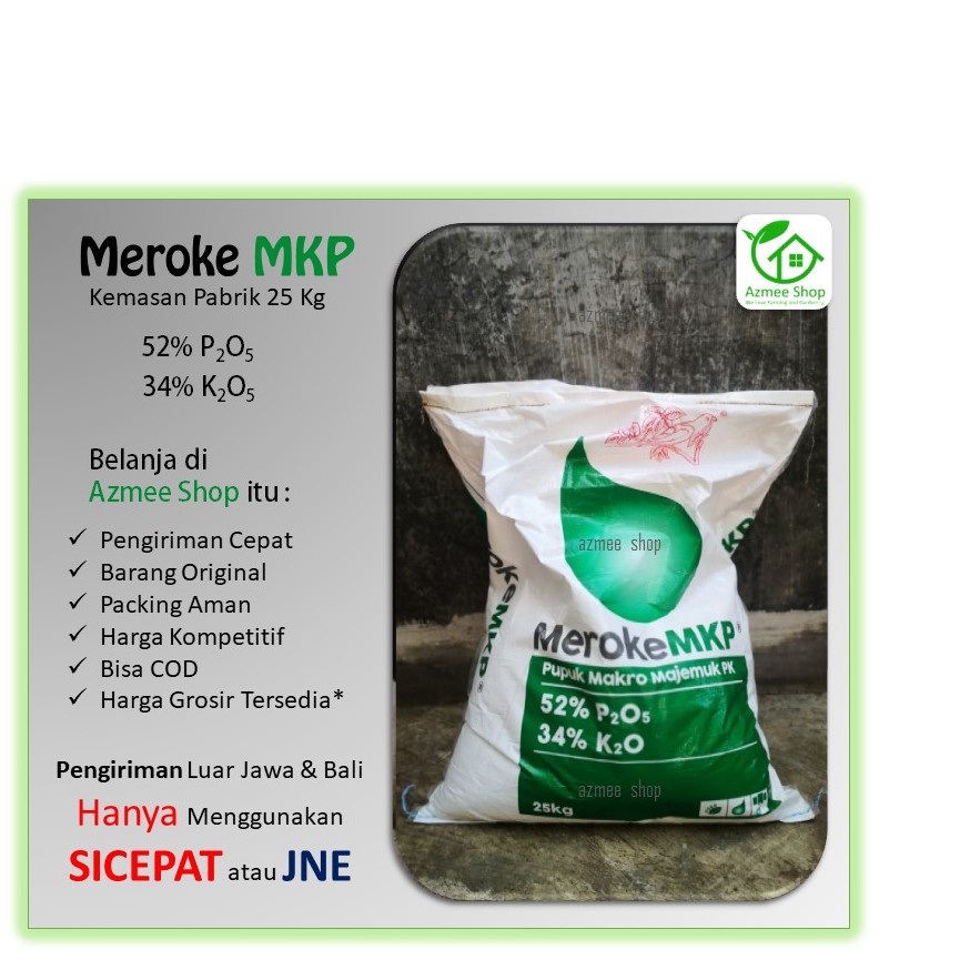 Jual PUPUK MEROKE MKP Kemasan 25 Kg | Shopee Indonesia