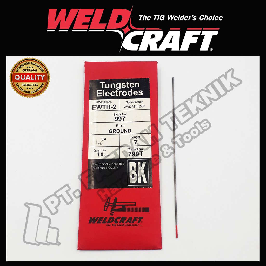 Jual Tungsten Electrodes Aws Class Ewth 2 1 Pcs Shopee Indonesia
