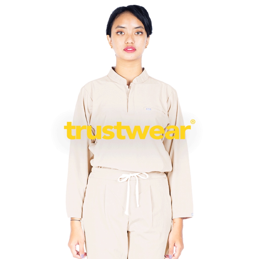 Jual [Scrubs Jayden] Doctor`s Scrub/Set Baju Celana Jaga OKA OK Perawat ...