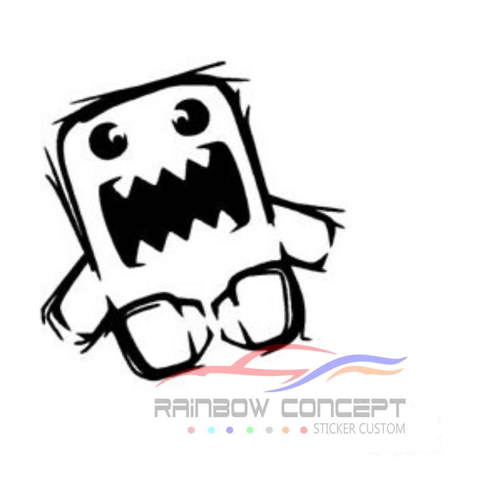 Jual stiker jdm domo japan sticker mobil universal | Shopee Indonesia