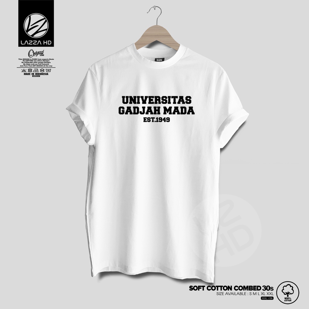Jual Kaos Baju Tshirt Distro Kampus UGM Universitas Gadjah Mada 1949 ...
