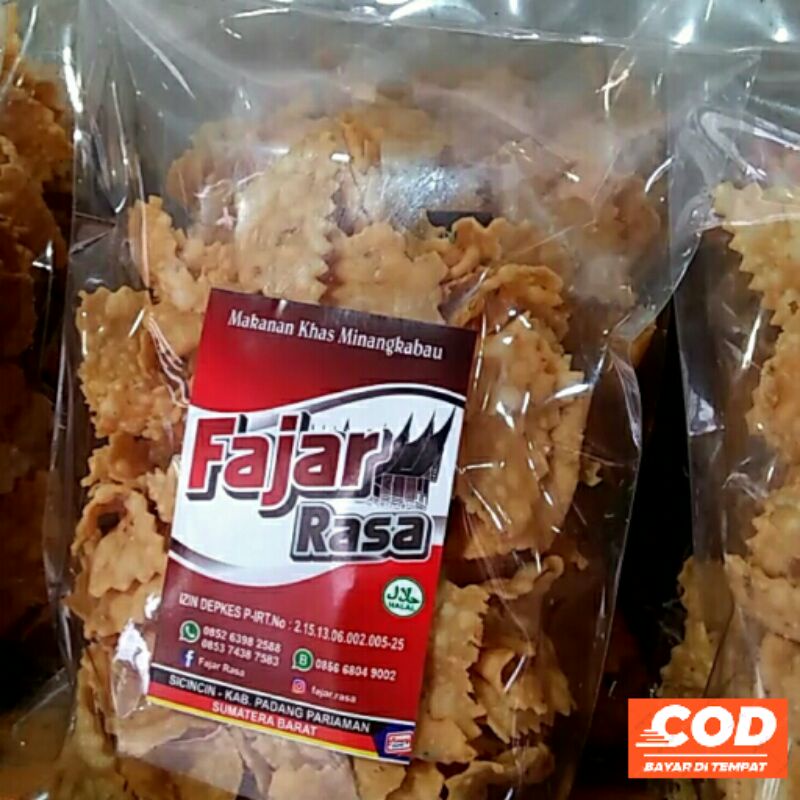 Jual kerupuk kue bawang khas padang oleh oleh khas padang sumatera ...
