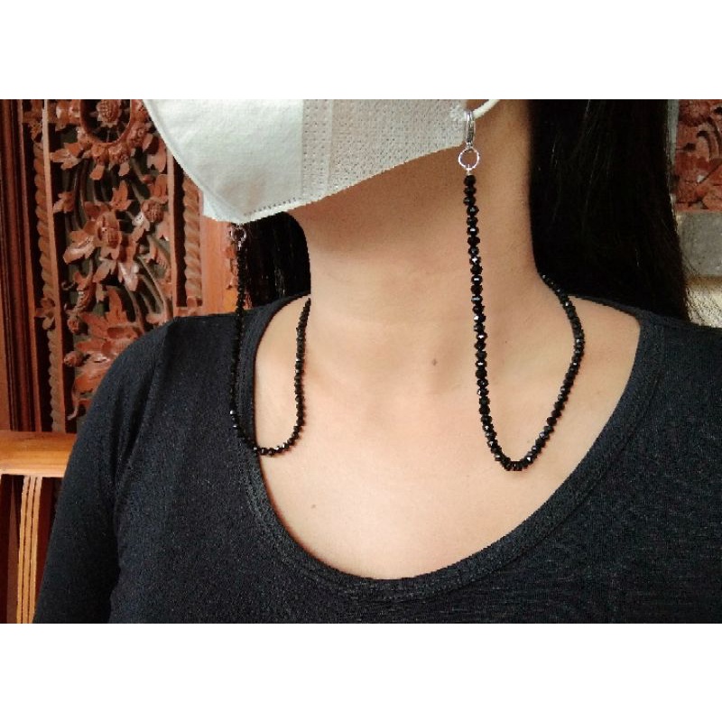 Jual Tali Masker Kristal blink-blink/ strap masker crystal premium ...