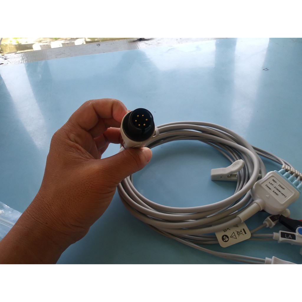 Jual Kabel / Cable ECG Patient / Pasien Monitor Edan M50, M8, M80, M8A ...