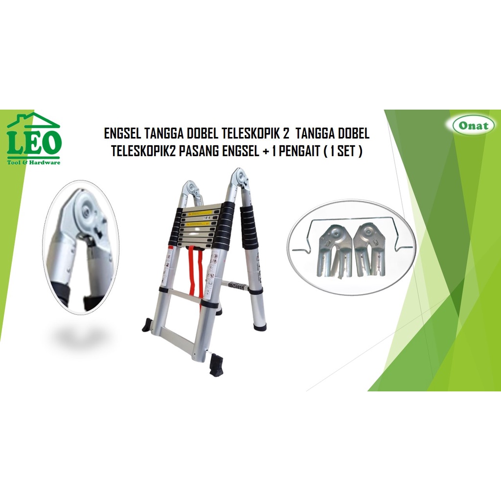 Jual ENGSEL TANGGA DOBEL TELESKOPIK BULAT | Shopee Indonesia
