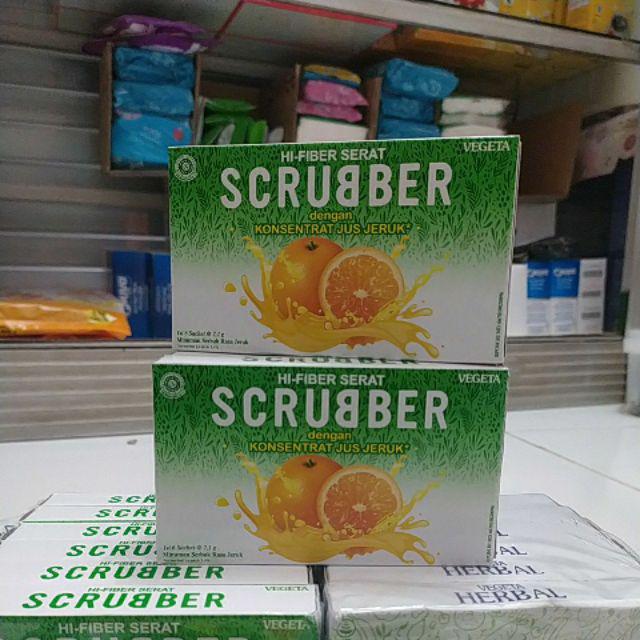 Jual VEGETA HERBAL / VEGETA SCRUBBER isi 6 sachet Serat Alami Vegeta ...