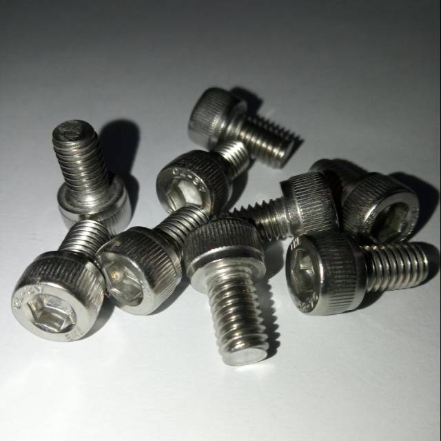Jual Baut L M6 X 10 (1cm) stainless 304 THE A2-70 | Shopee Indonesia