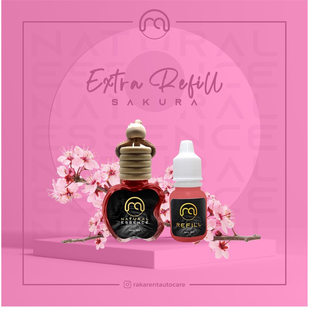 Jual RA PARFUM MOBIL / PARFUM RUANGAN NATURAL ESSENCE EXTRA REFILL ...