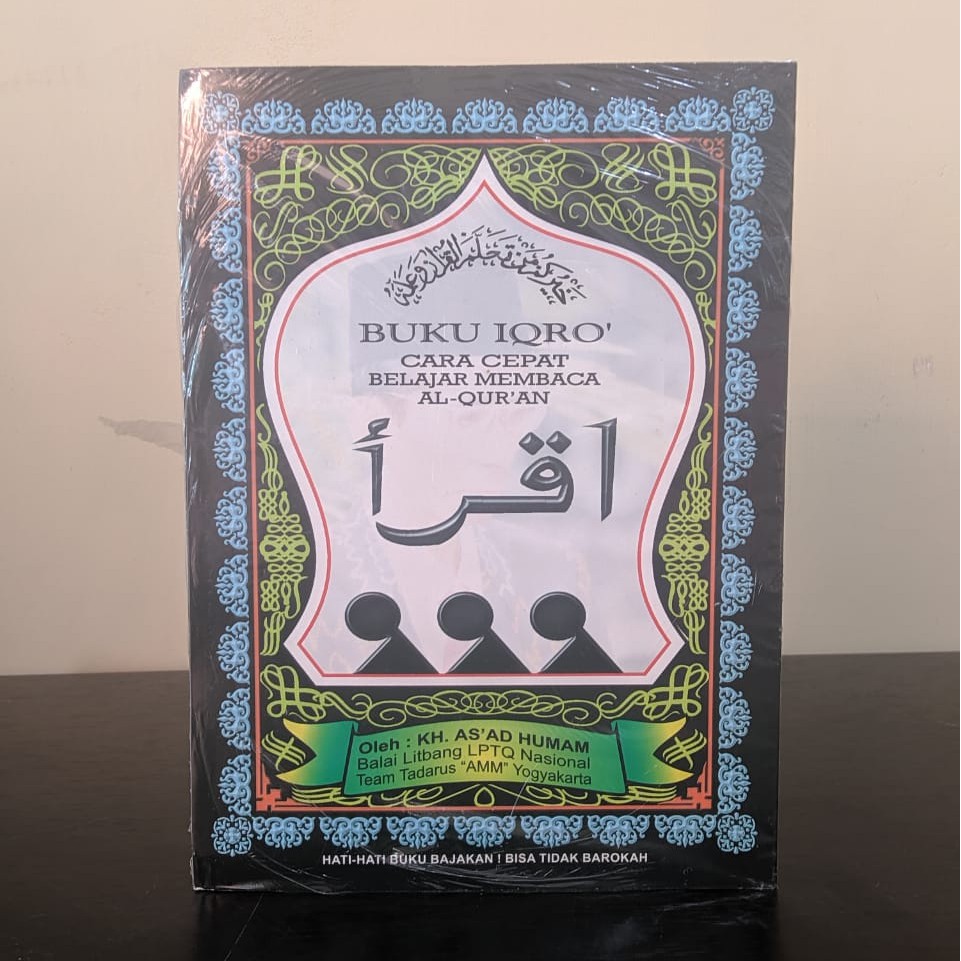 Jual Buku Iqro Besar Hitam - Iqra - AMM | Shopee Indonesia
