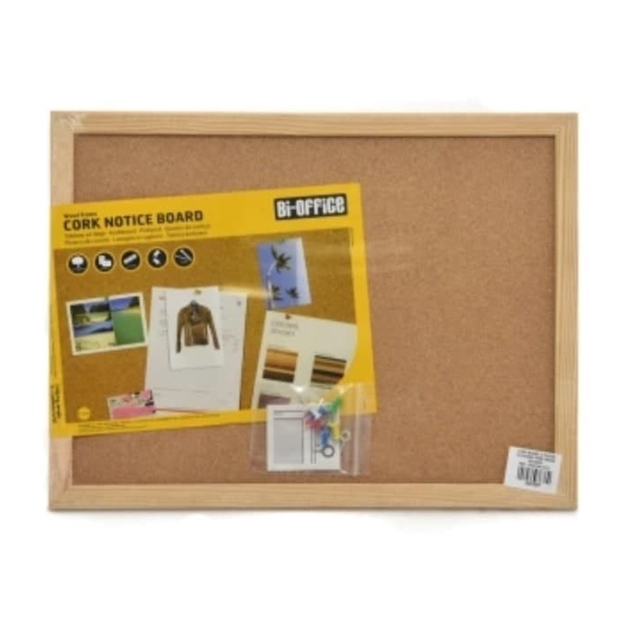 Jual PIN BOARD / PAPAN MADING KAYU FIBRE 40X30CM SERBAGUNA BI-SILQUE ...