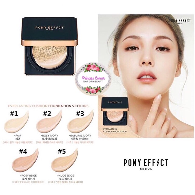 Jual PONY EFFECT - EVERLASTING CUSHION FOUNDATION SPF 50+ / PA ...