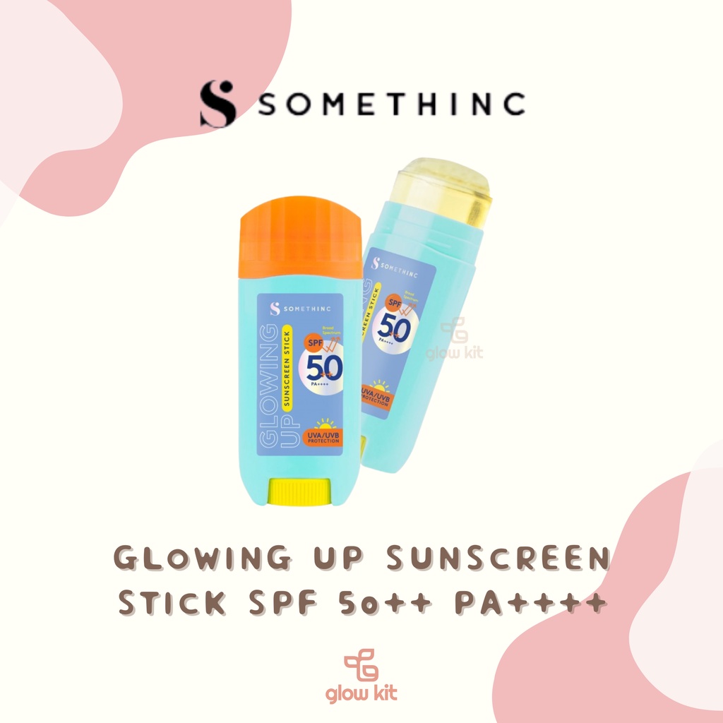 Jual SOMETHINC Glowing Up Sunscreen Stick SPF 50++ PA ++++ | Sunblock Pelindung dari Sinar ...