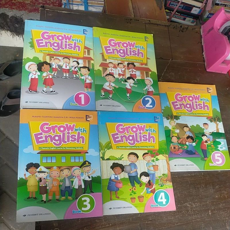 Jual GROW WITH ENGLISH / pelajaran bahasa inggris SD / Original ...