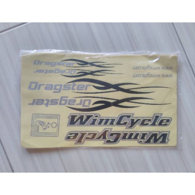 Jual Stiker decal frame sepeda Wimcycle Dragster | Shopee Indonesia