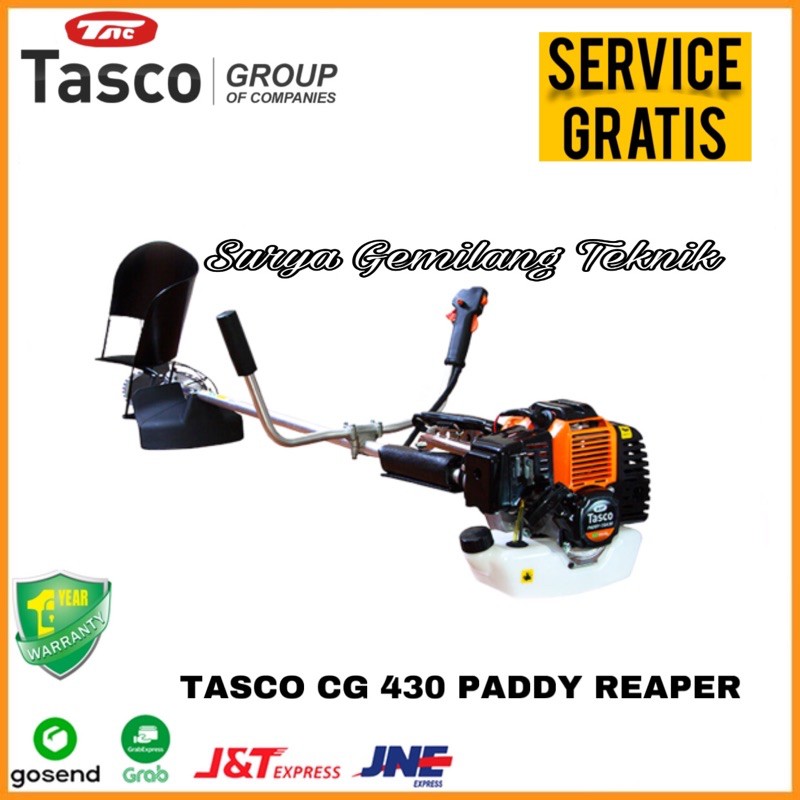 Jual Mesin Pemotong Padi TASCO CG 430 Paddy Reaper Alat Pemotong Paddy ...