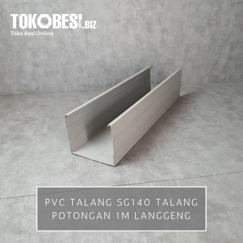 Jual PVC Talang SG140 talang potongan 1m Langgeng | Shopee Indonesia