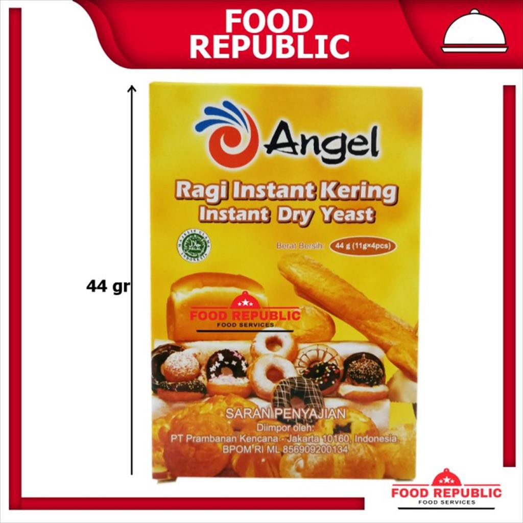 Jual ANGEL RAGI INSTANT KERING 11 GRAM X 4 SACHET - INSTANT DRY YEAST ...